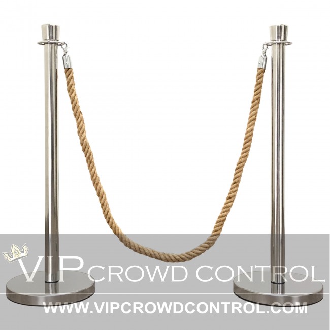 Taper Top Rope Stanchion Set in Mirror Finish - Decorative Posts ...