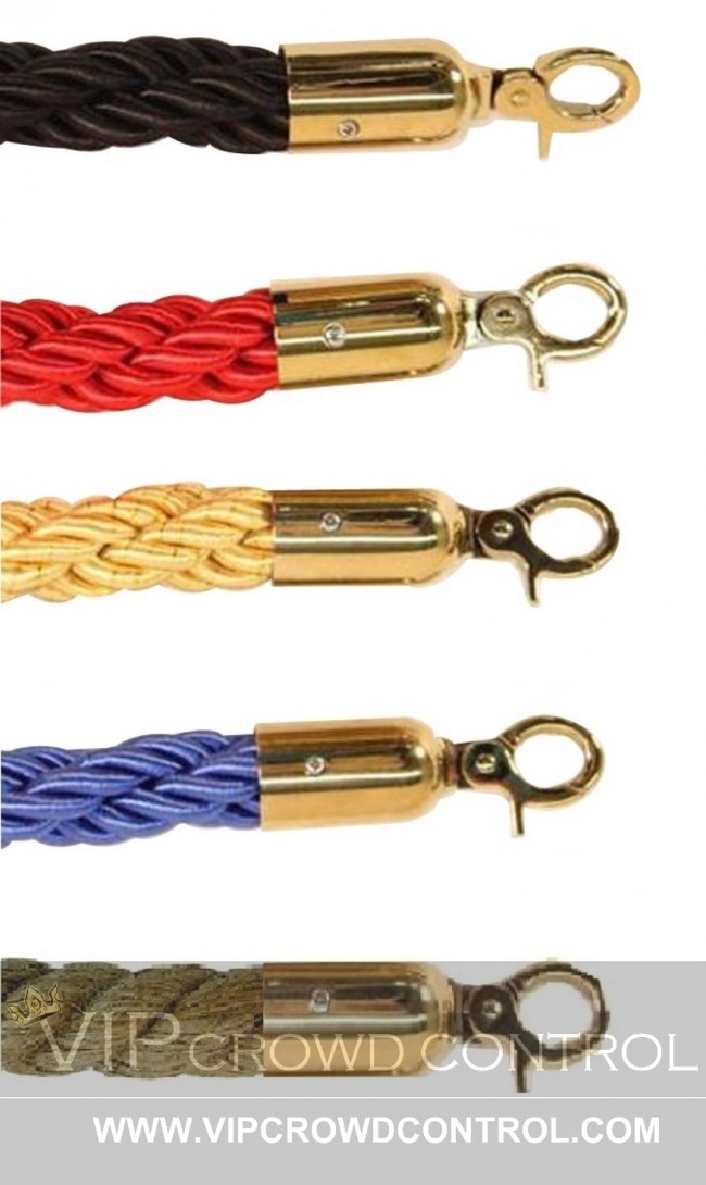 Crown Top Rope Stanchion Set in Gold Finish - Rope Stanchion Set ...